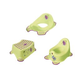 keeeper Tritthocker Hippo grün 3er Set Topf + WC Aufsatz + Hocker (3er Set)