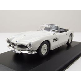 Maxichamps Modellauto BMW 507 Cabrio 1957 weiß Modellauto 1:43 Maxichamps