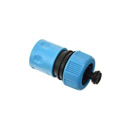 GEKO Schlauchkupplung 25 Stück Schlauchkupplung 3/4" mit Wasserstopp BLUE LINE