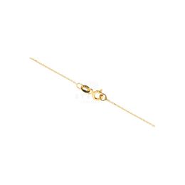 Stella-Jewellery Collier 585er Gold Halskette mit Buchstaben Anhänger (Kette mit Anhänger