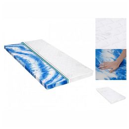 vidaXL Kaltschaummatratze Matratzenauflage 100 x 200 cm Gelschaum 7 cm Topper