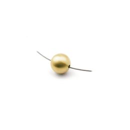 Boccia Kettenanhänger Kugel 18 mm Titan goldfarben 0709-0218