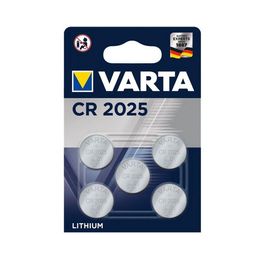 Varta Varta CR2025 Lithium Batterie im 5er Sparpack Batterie