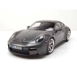 Norev Modellauto Porsche 911 GT3 Touring Package 2021 grau metallic Modellauto 1:18