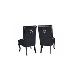 JVmoebel Stuhl Design Stühle Chesterfield Stuhl Polster Gruppe 6xSet Neu Textil