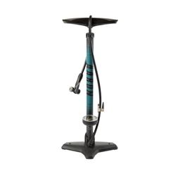 AARON Luftpumpe Sport One Fahrrad-Stand-Pumpe für alle Ventile mit Manometer