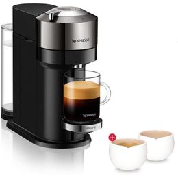 Krups Kapselmaschine Nespresso Vertuo Kaffeekapselmaschine + Porz Espresso Tassen