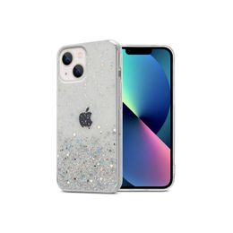 Cadorabo Handyhülle TPU funkelnder Glitter Apple iPhone 14 PLUS