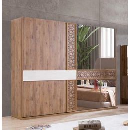 JVmoebel Kleiderschrank Kleiderschränke Schlafzimmer Luxus Kleiderschrank Holz Moderne Möbel