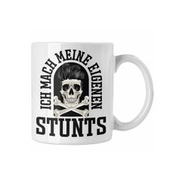 Trendation Tasse Ich Mache Meine Eigenen Stunts Tasse Gips Armbruch Geschenkidee Genesu