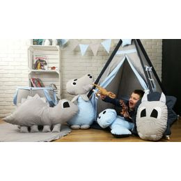 Pamek Tipi-Zelt DINO - Tipi SET mit 4 Kuscheltiere