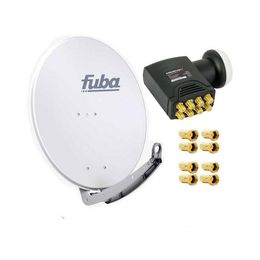 FUBA FUBA DAA 780 G Satellitenantenne Alu Grau HDTV 4K DELUXE Octo LNB SAT-Antenne