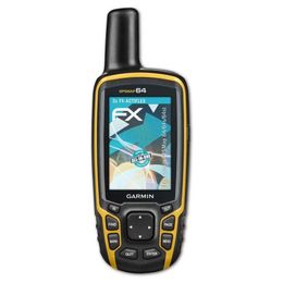 atFoliX Schutzfolie Displayschutzfolie für Garmin GPSMap 64/64s/64st