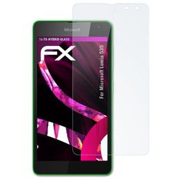 atFoliX Schutzfolie Panzerglasfolie für Microsoft Lumia 535