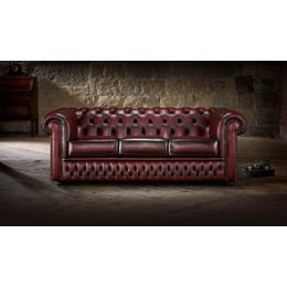 JVmoebel 3-Sitzer Chesterfield Design Polster Couch Leder Sofa Garnitur Luxus #137