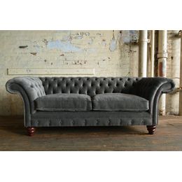 JVmoebel 3-Sitzer Design Sofa Chesterfield Luxus Klass Couch Polster Textil 1069