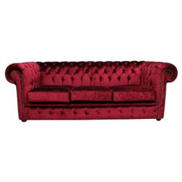 JVmoebel 3-Sitzer Chesterfield Design Luxus Polster Sofa Couch Sitz Garnitur Textil #251