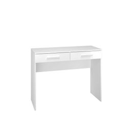Stylefy Schreibtisch Celine Weiß Hochglanz (Computertisch