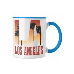 Trendation Tasse LA Los Angeles Tasse Geschenk USA Liebhaber United States Of America