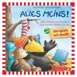Silberfisch Verlag Hörspiel Alles meins! und weitere Geschichten vom kleinen Raben Socke