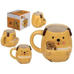 Out of the Blue Tasse Dolomite Becher / Tasse "Hund" 300ml