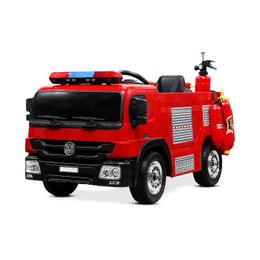 Kidix Elektro-Kinderauto Kinder Elektro Feuerwehrauto Auto 2x35W Kinderauto Kinderfahrzeug