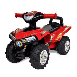 DOTMALL Rutscherauto Mini Kinder Elektroquad Kinder Aufsitz Quad mit Sound und Licht Rot