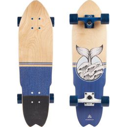 FIREFLY Skateboard Ux.-Longboard WCB 405 WOOD/WHITE/BLUE