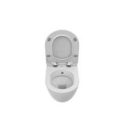 Furni24 Tiefspül-WC Free Hänge WC mit Hygienedusche