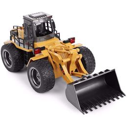 BruKa RC-Auto RC Radlader SUPERLOADER ferngesteuerter Lader Bagger Baufahrzeug