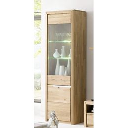 58 aufm Kessel Vitrine Standvitrine Massivholz Ianka 63x198x41 Vitrine (1-St)