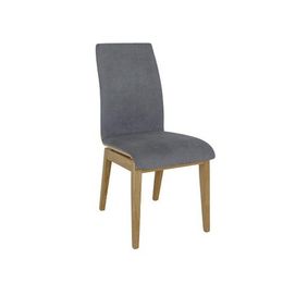 JVmoebel Stuhl, Stuhl Lehnstuhl Polster Stühle Massiv Holz Textil Holz Sessel