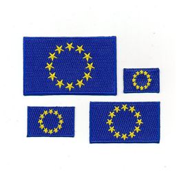 hegibaer Aufnäher Europa Flaggen EU Flags Patches Aufnäher Aufbügler Set 1337