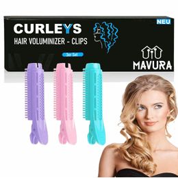 MAVURA Haarspange CURLEYS Hair Voluminizing Clips Haarwurzelclips Lockenwickler