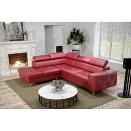 JVmoebel Ecksofa, Design Ecksofa L-Form Couch Polsterung Luxus Wohnzimmer Soft
