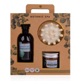 accentra Wellness-Pflegeset accentra Geschenkset BOTANIC SPA in Geschenkbox mit Massagebürste