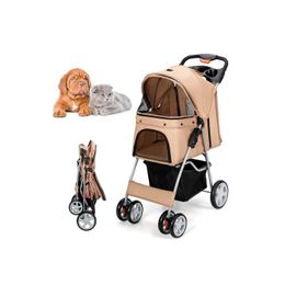 Costway Hundebuggy Hundewagen