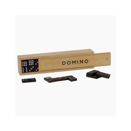 goki Spielesammlung, Domino-Effekt Dominospiel im Holzkasten 55 Steine
