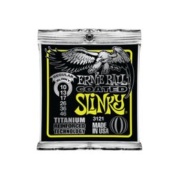 Ernie Ball Saiten, (EB3121 10-46 Coated Titanium RPS Regular Slinky)