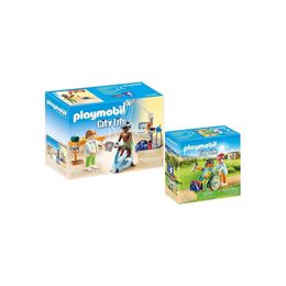 Playmobil® Spielbausteine 70193 70195 City Life 2er Set Patient im Rollstuhl +