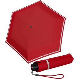 Knirps® Taschenregenschirm Kinderschirm Rookie reflective mit Reflexborte