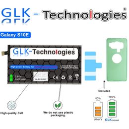 GLK-Technologies High Power Ersatzakku kompatibel mit Samsung Galaxy S10e G970F EB-BG970AB Ohne Set Smartphone-Akku 3300 mAh (3