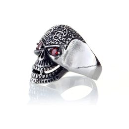 Karisma Fingerring Karisma Edelstahl 316L Ring -Totenkopf skull Bulk Gothic