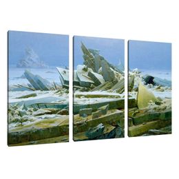 Pixxprint Leinwandbild Caspar David Friedrich