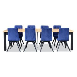 JVmoebel Essgruppe, Klassischer Esstisch Holz Esszimmer 6x Stuhl Set Stühle 7 tlg.Set