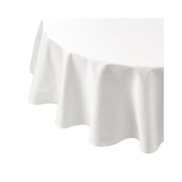 Curt Bauer Tischdecke Tischwäsche-Satin Gent offwhite 160 cm x 160 cm