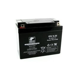 Banner Batterien Batterie Stand by Bull 6 Volt 20 Ah GIV 06-20 Batterie