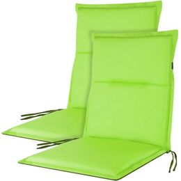 Aspero Sitzauflage 2 wendbare Niedriglehner Stuhlauflagen