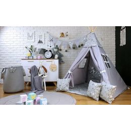 Pamek Tipi-Zelt Kinder Spielzelt Teepee Zelt Tipizelt für Kinder Traumfänger