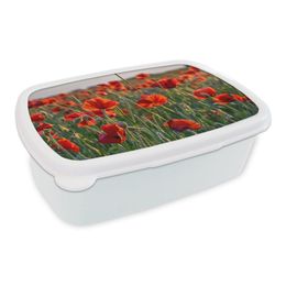 MuchoWow Lunchbox Blumen - Mohnblumen